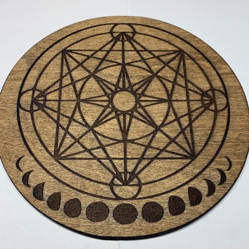 Flower of Life Tree of Life Crystal Grid Altar Decoration | Etsy