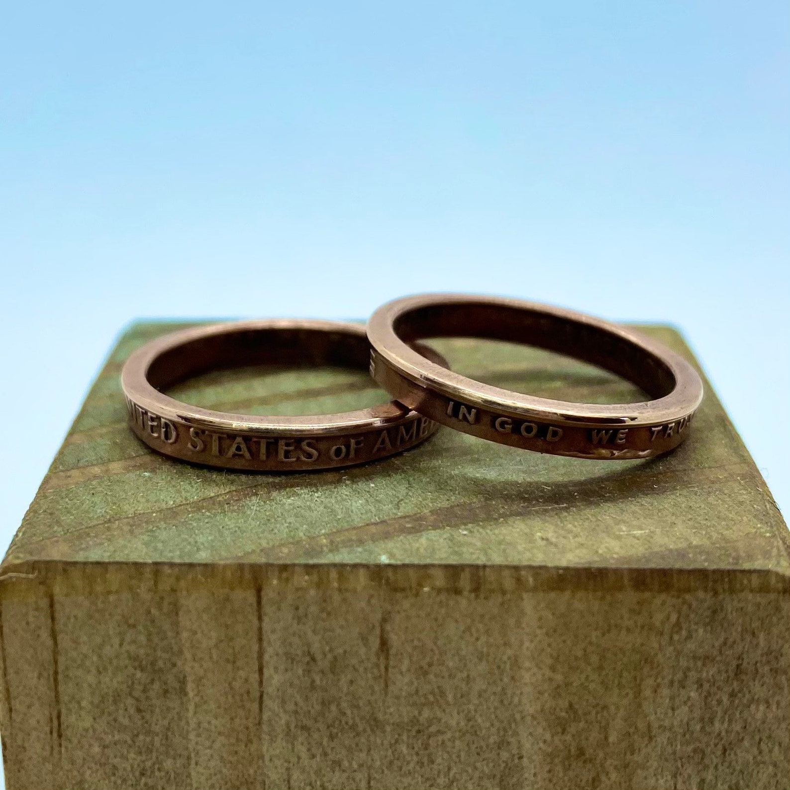 Penny Coin Ring - Etsy