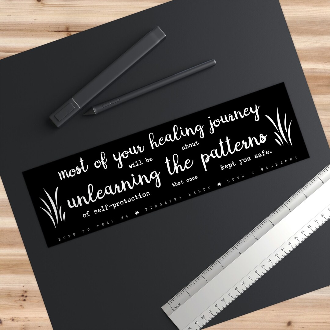 Bumper Sticker - Healing Journey - Inspirational Sticker - Etsy