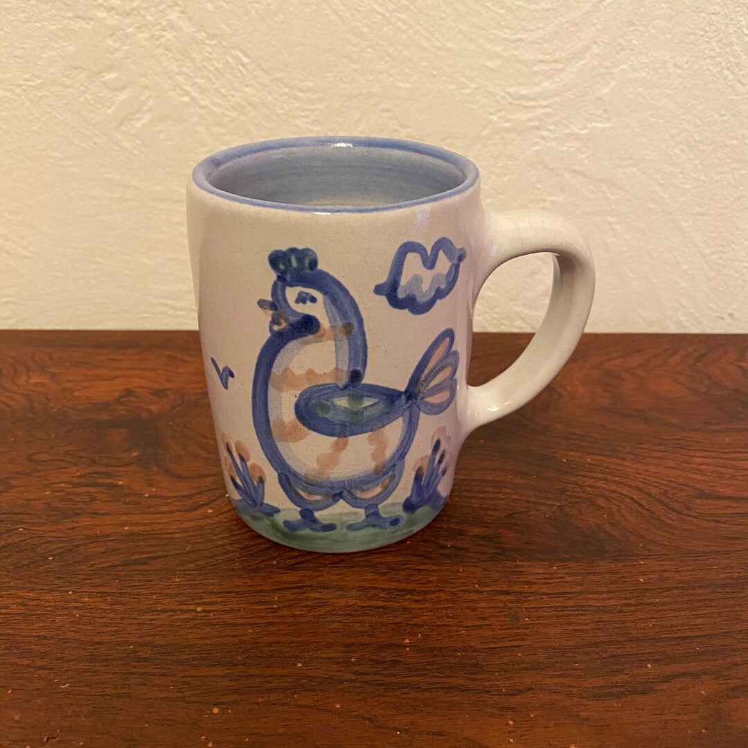 Vintage M.A Hadley Chicken 8 Ounce Coffee Mug Hot Tea Mug the End at ...
