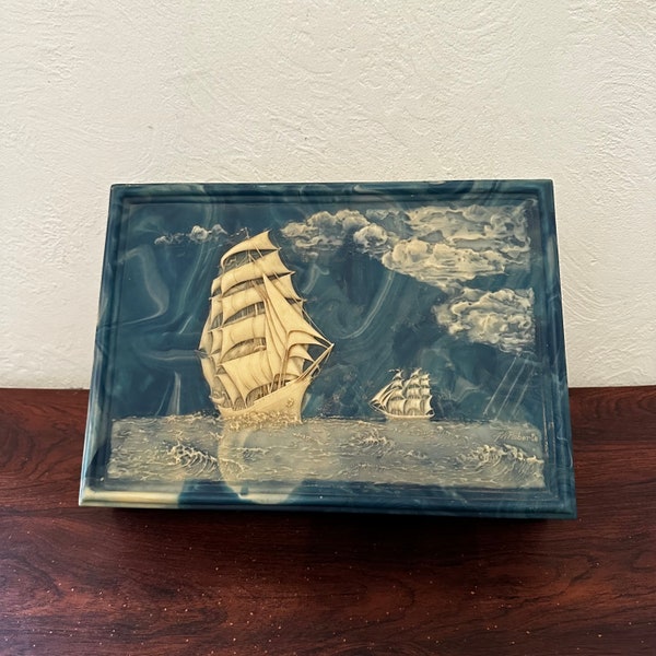 Incolay Jewelry Box - Etsy