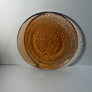 Gorgeous Fire and Light Recycled Glass COPPER 11 Inch Dinner Plate ...