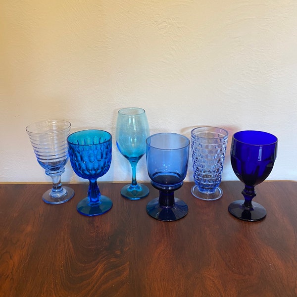 Blue Glassware - Etsy