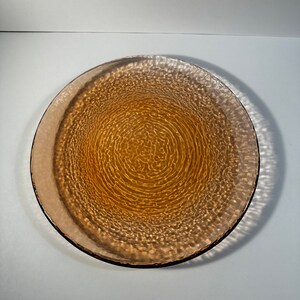 Gorgeous Fire and Light Recycled Glass COPPER 11 Inch Dinner Plate ...