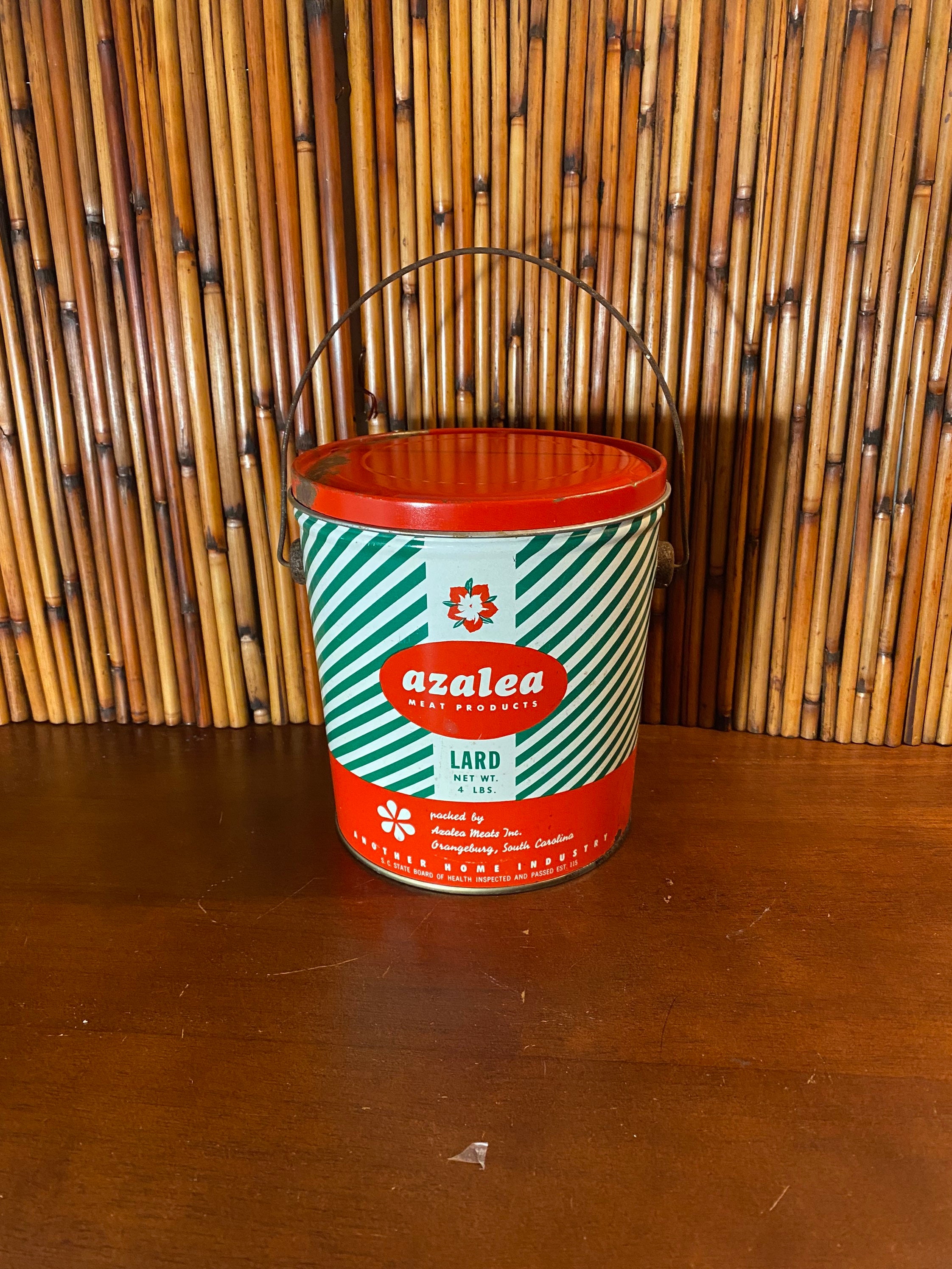 Frosty Morn Lard Tin