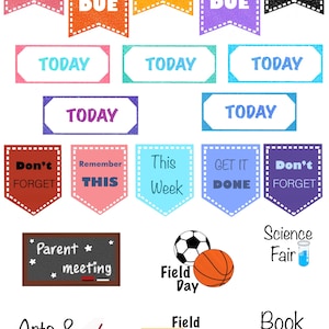 Digital Planner Stickers for Teachers - Etsy