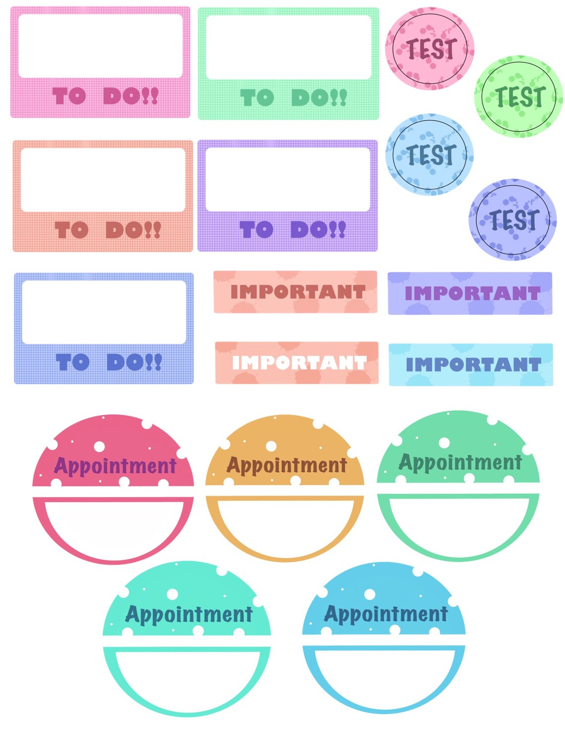 Digital Planner Stickers for Teachers - Etsy