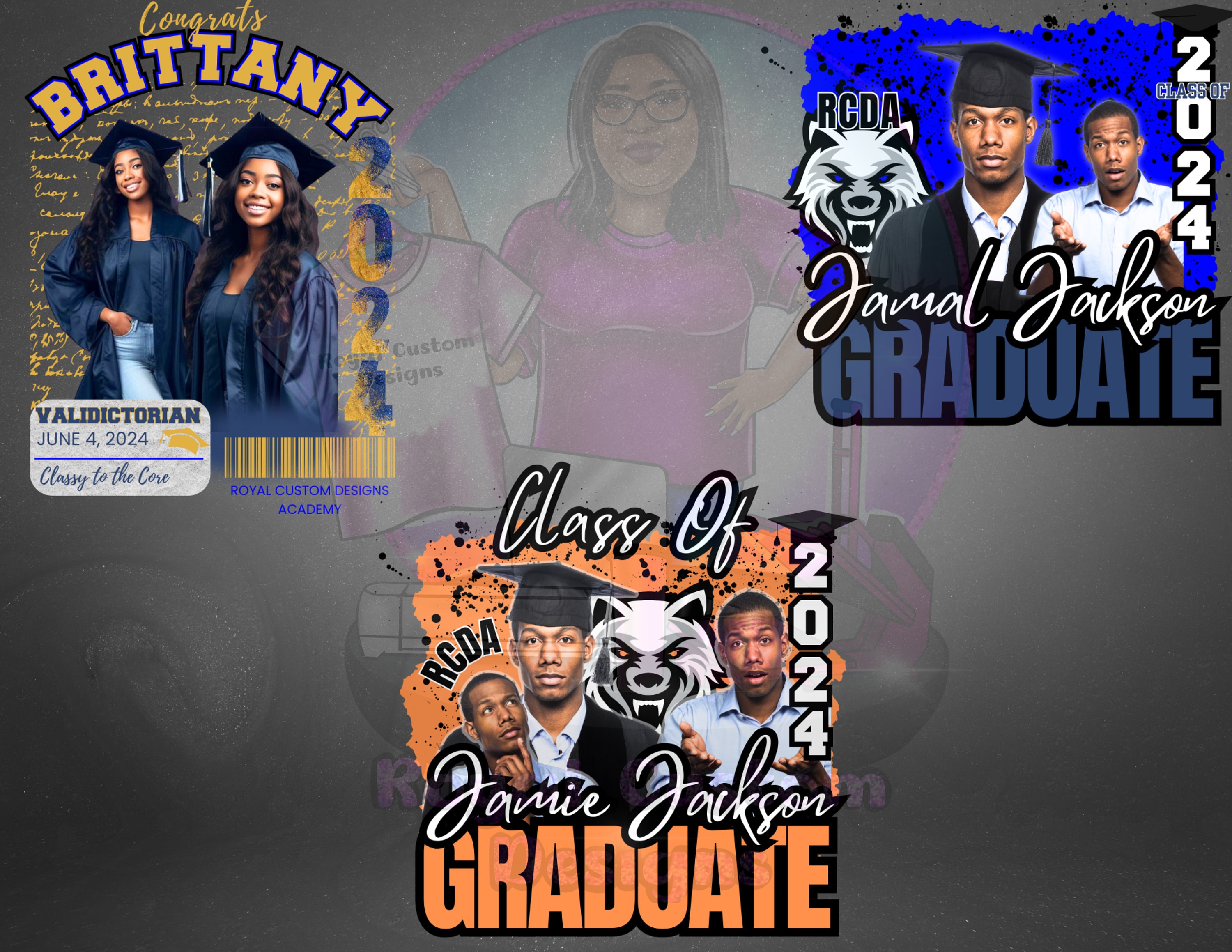 Graduation Shirt Template Canva Editable 3 Templates - Etsy