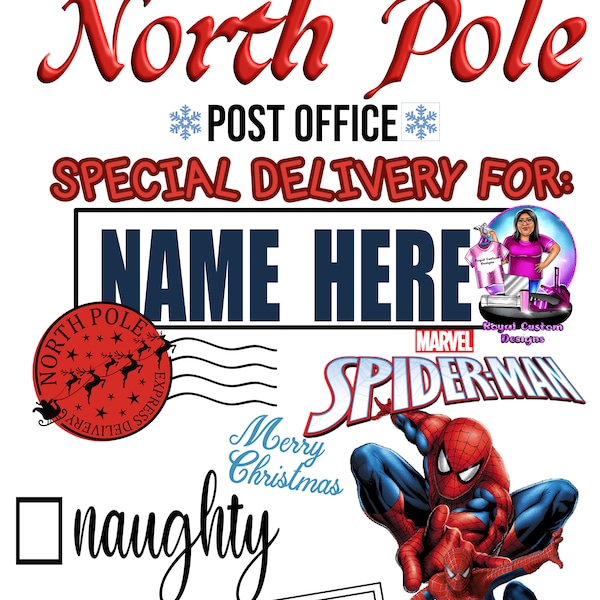 Spider Man Santa Svg - Etsy