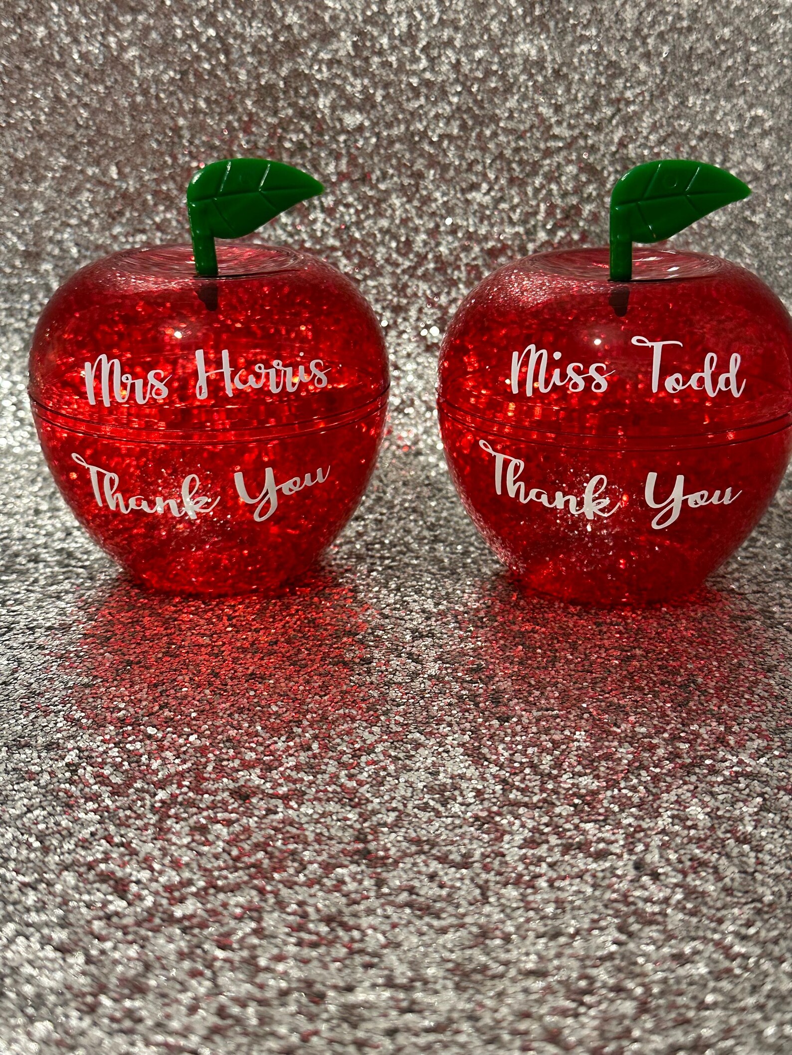 Personalised Teacher Thank You Apple Gift - Etsy