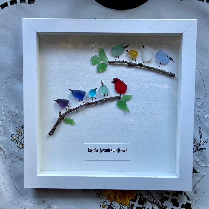 Sea Glass Window Art - Etsy