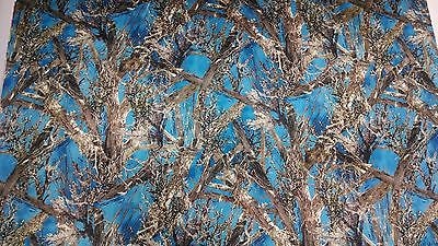 Hunting Camo True Timber Mc2 Cobalt Blue Fabric 58 Wide Bridal Satin ...