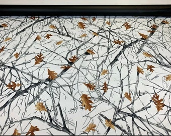 Snow Camo Fabric | Etsy