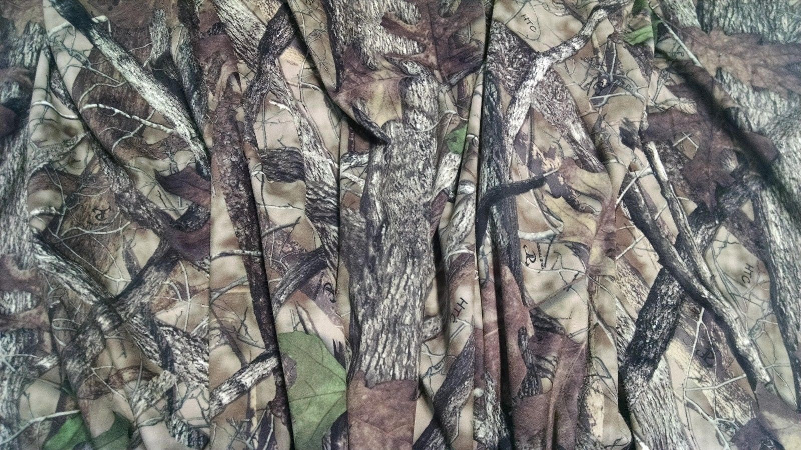 HTC Camo 3 Bar Warp Knit Suede Fabric 60W Apparel Velvet Ultra Soft ...