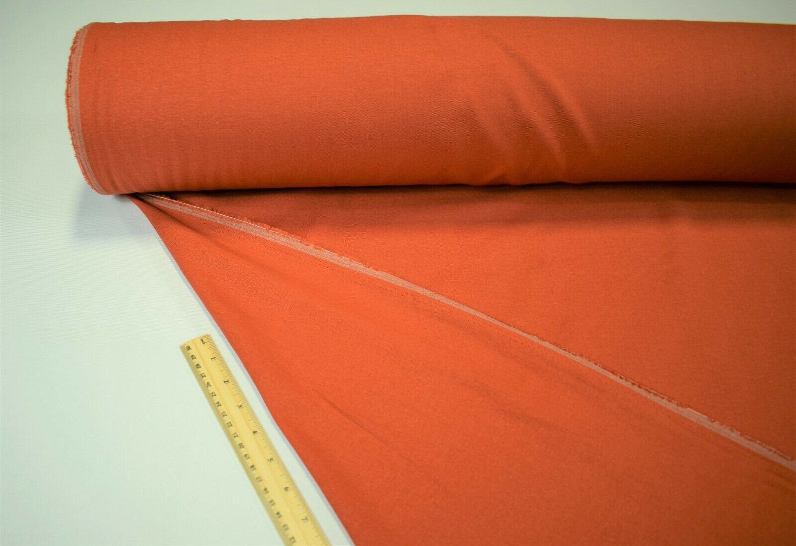 Burnt Orange 100% Pennsic Linen Soft Drapery Apparel Fabric 55 ''W By ...