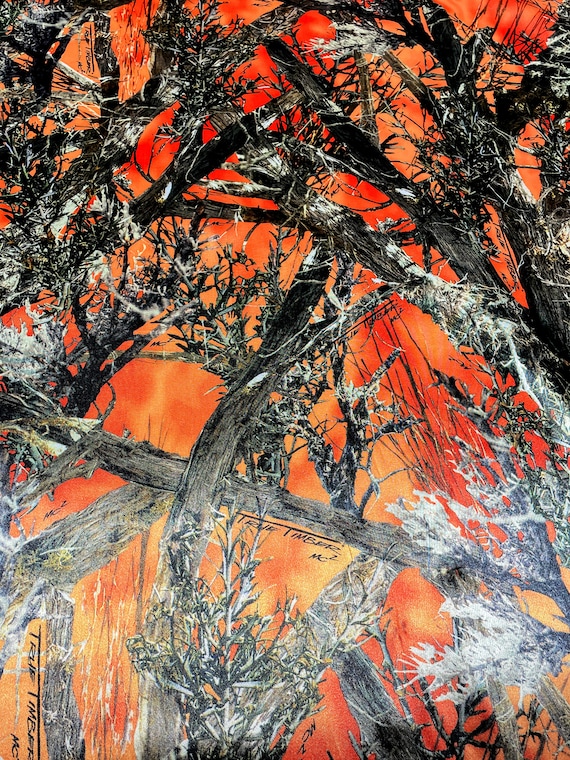 Orange Realtree Camo Wallpaper