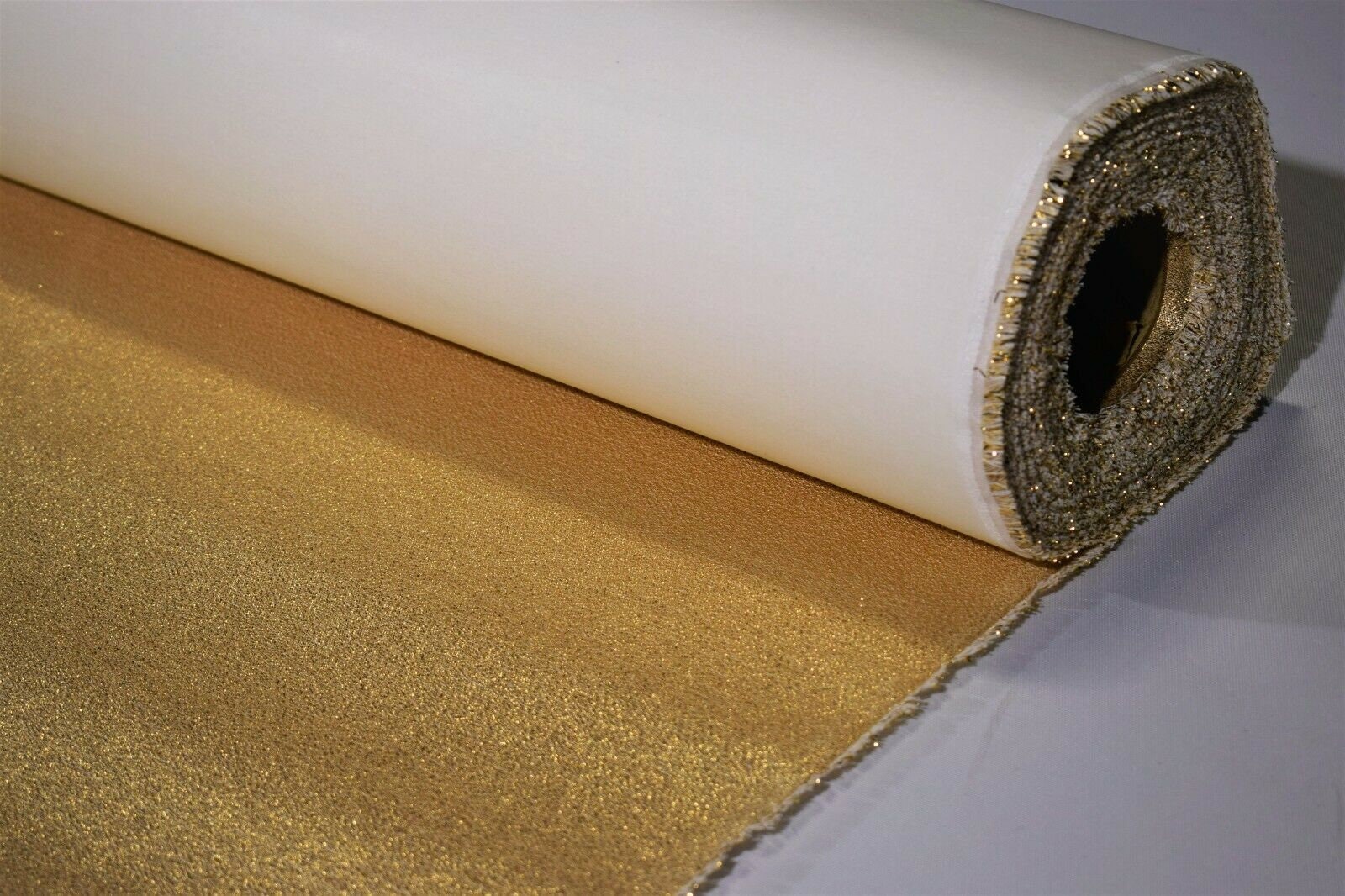 Glitter Gold Poly Pro Twill Jersery Sportswear Apparel Craft Fabric 50 ...