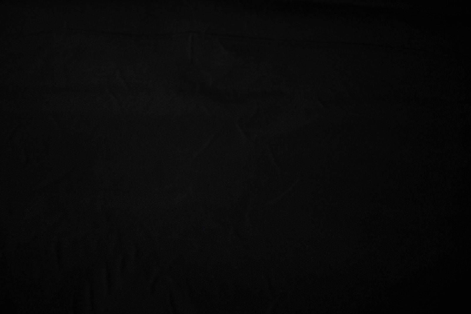 Jet Black Solid Color Quilting Fabric Craft Apparel Upholstery | Etsy