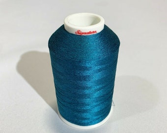 Teal Embroidery - Etsy