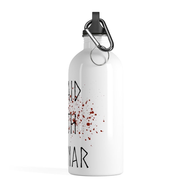 I Raid With Ragnar Viking Water Bottle Blood-splattered - Etsy