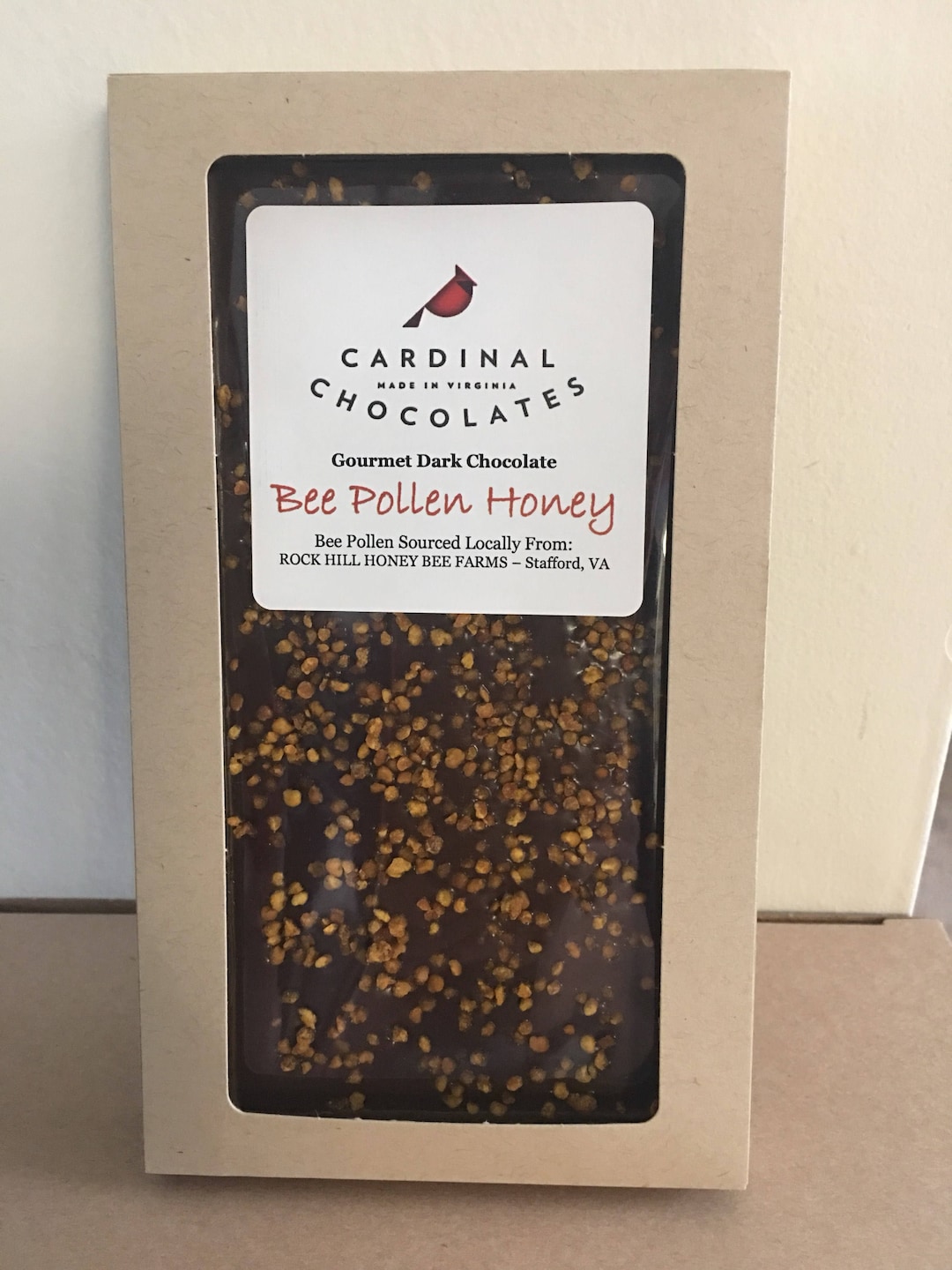 Bee Pollen Chocolate Bar. Available in Milk Chocolate, Dark Chocolate ...