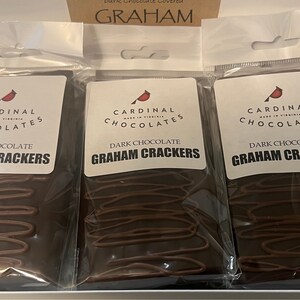 Chocolate Covered Graham Crackers 12 Packs / 2 Graham Square per Bag ...