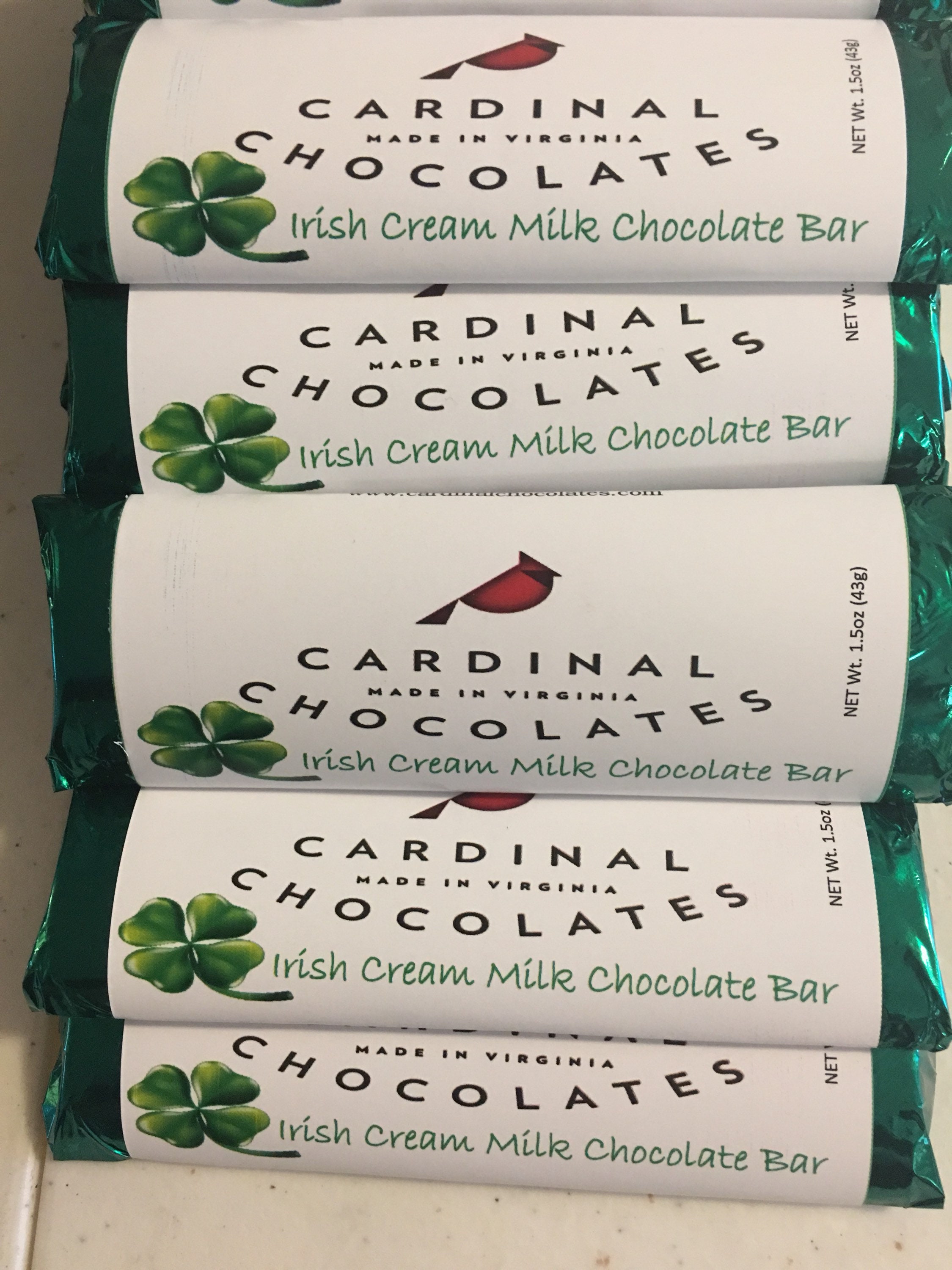 Irish Cream Milk Chocolate Bar Pack of 6 Bars - Etsy