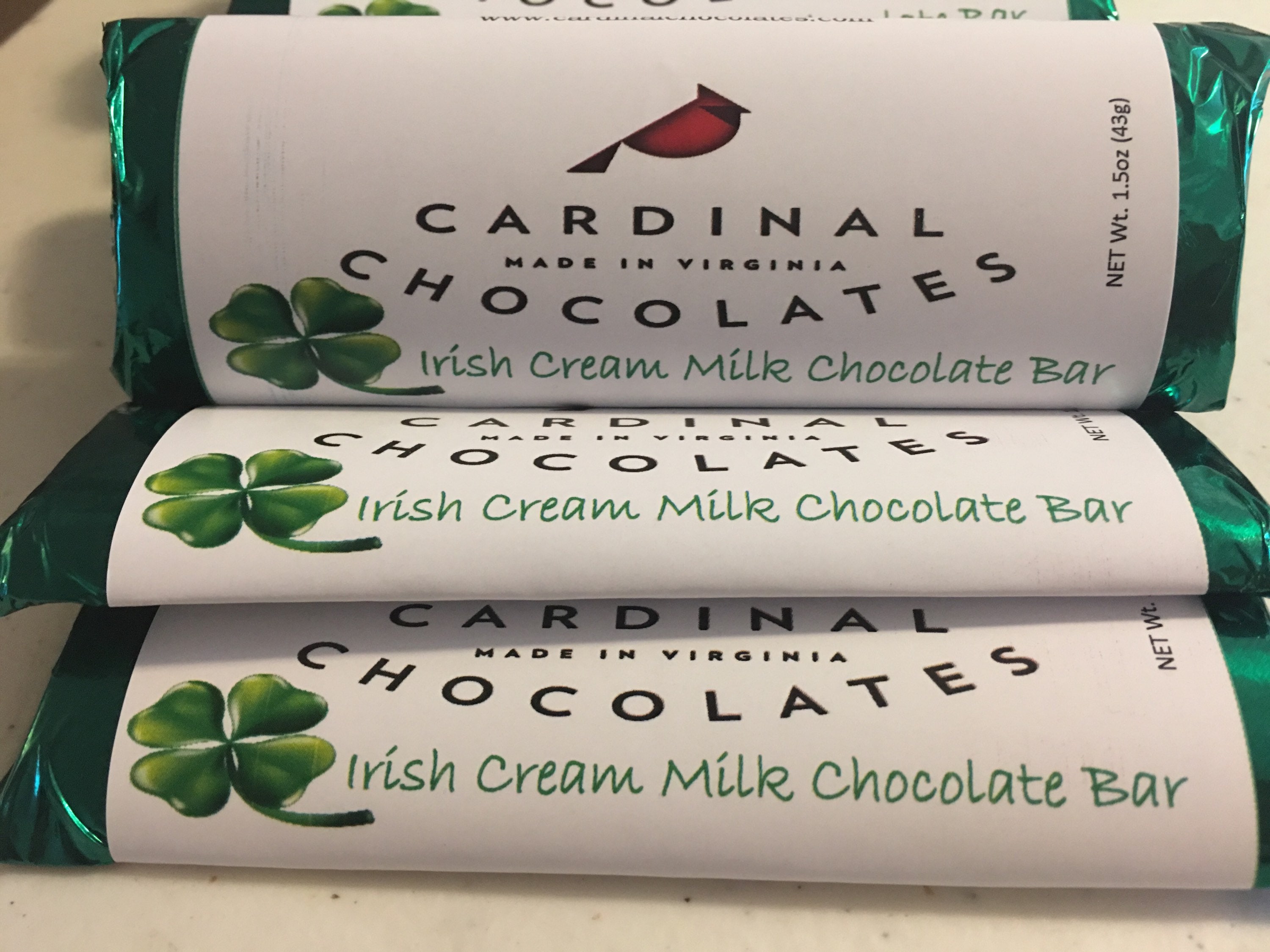 Irish Cream Milk Chocolate Bar Pack of 6 Bars - Etsy