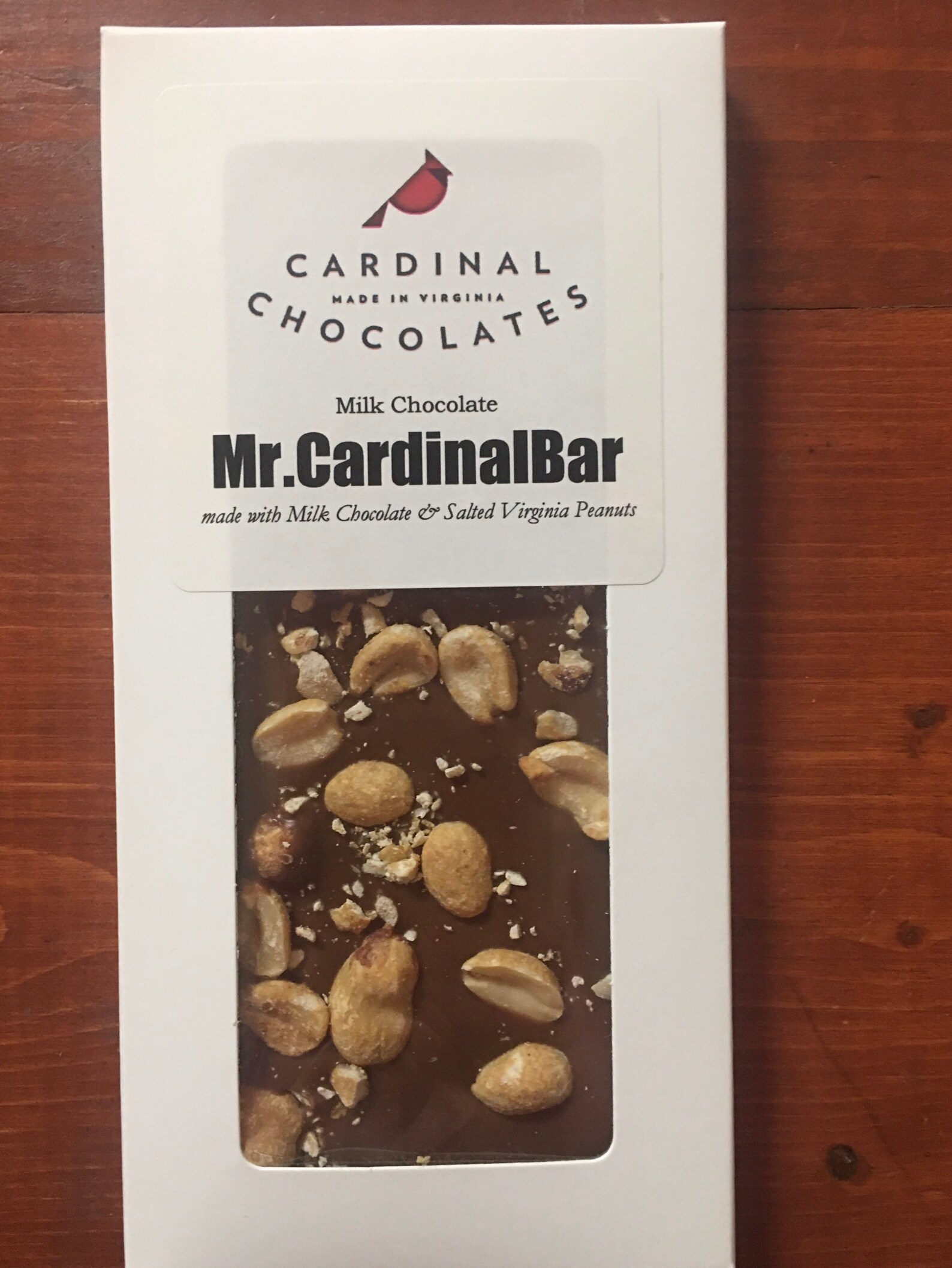 Mr. Cardinal Bar Milk Chocolate Bar Loaded with Roasted and | Etsy