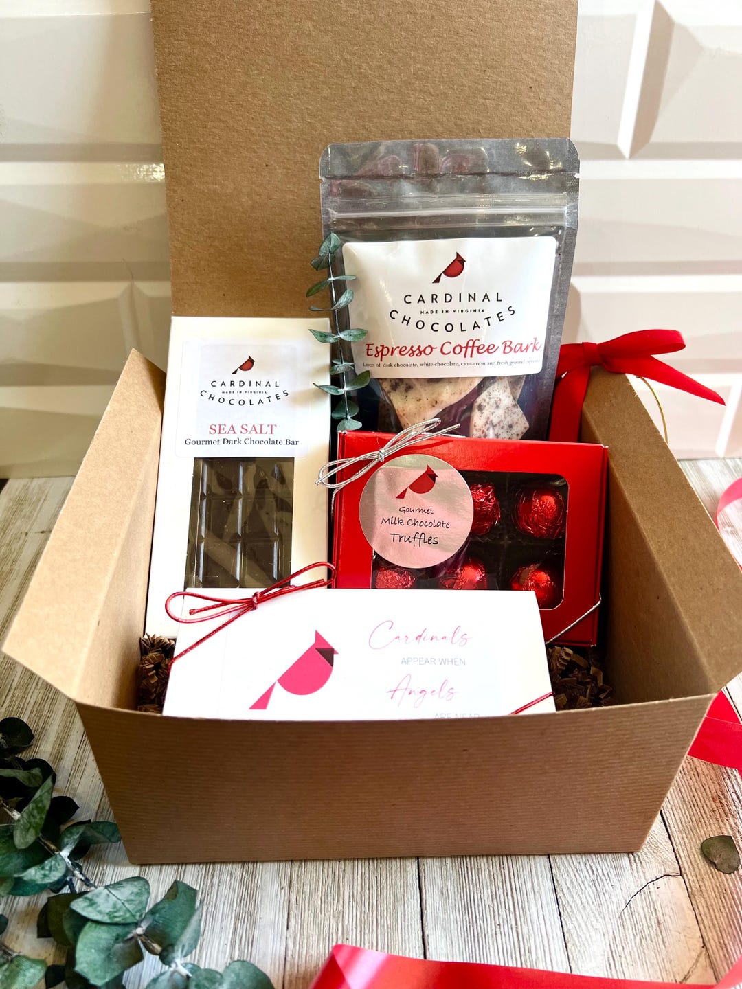 Cardinal Gift Box, Encouragement Gift, Mom Gift Set, Thinking of You ...