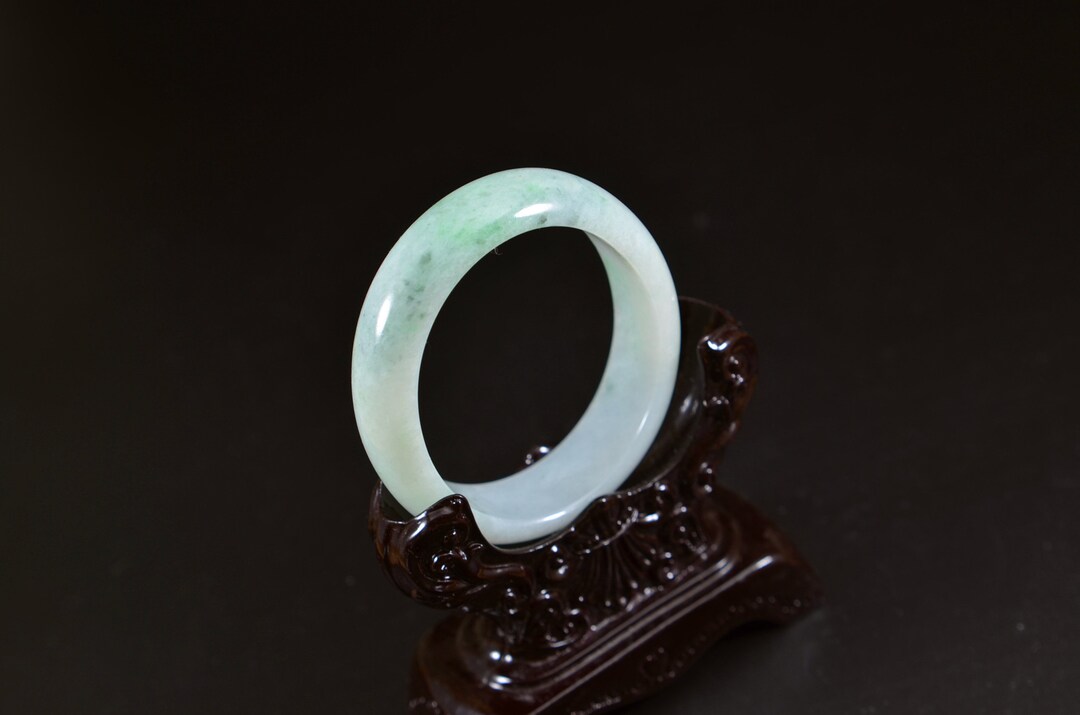 Green Jade Burma Jadeite Oval Shape Small Size Bangle 52mm 13102002 - Etsy