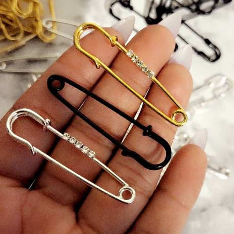 Safety Pin Brooch - Etsy