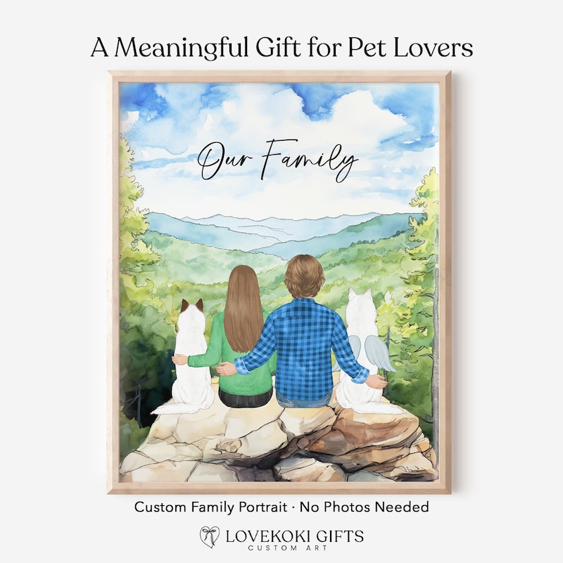 Hiking Family Portrait - Etsy