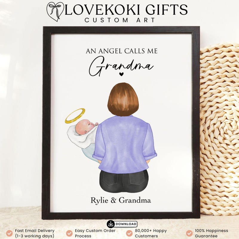 Angel Nana With Baby - Etsy