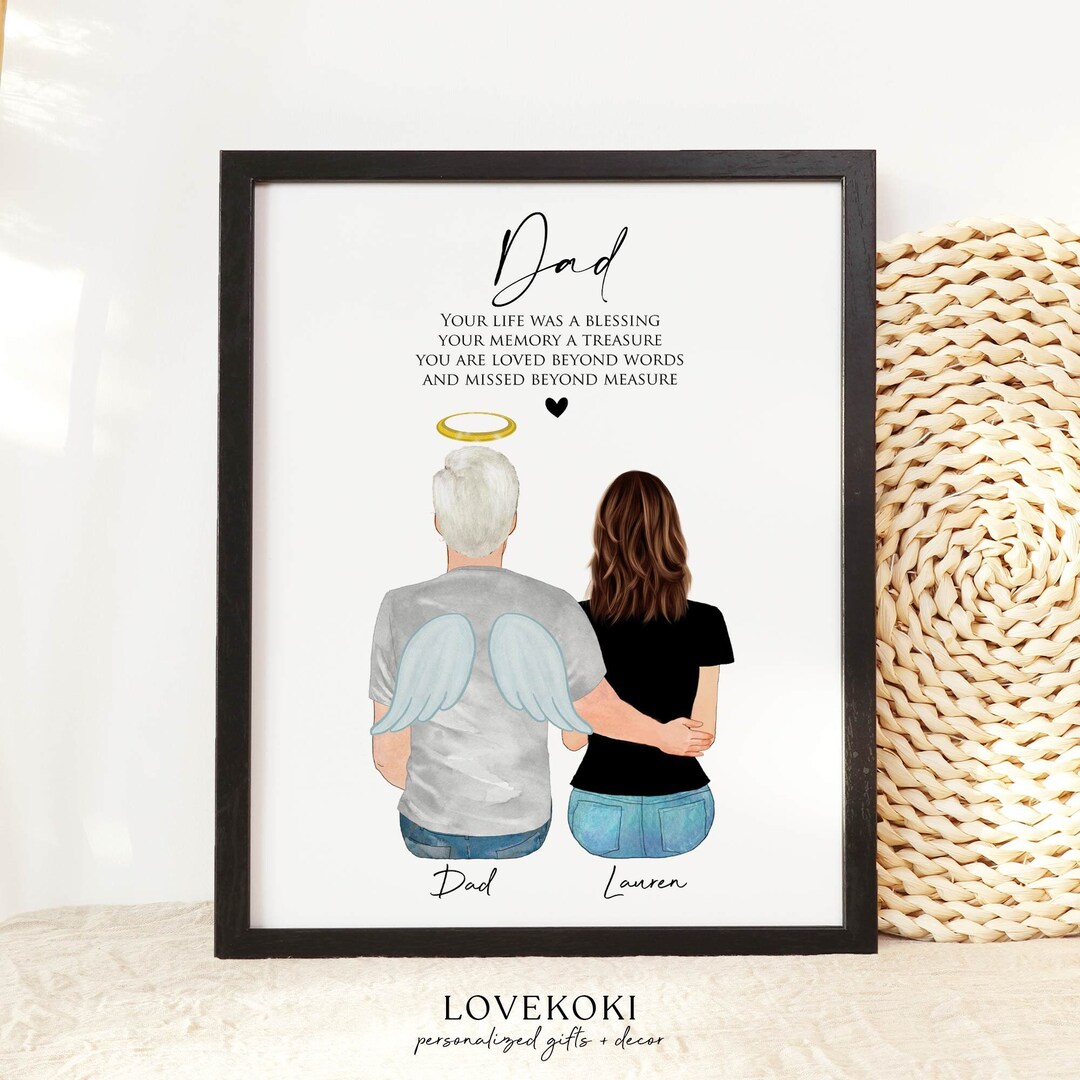 Memorial Gift for Loss of Father, Dad Memorial Gift, Remembrance Gifts ...