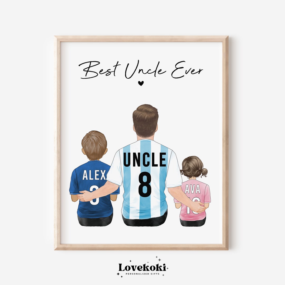 Personalized Father's Day Gift Gift for Soccer Uncle From Niece Nephew ...