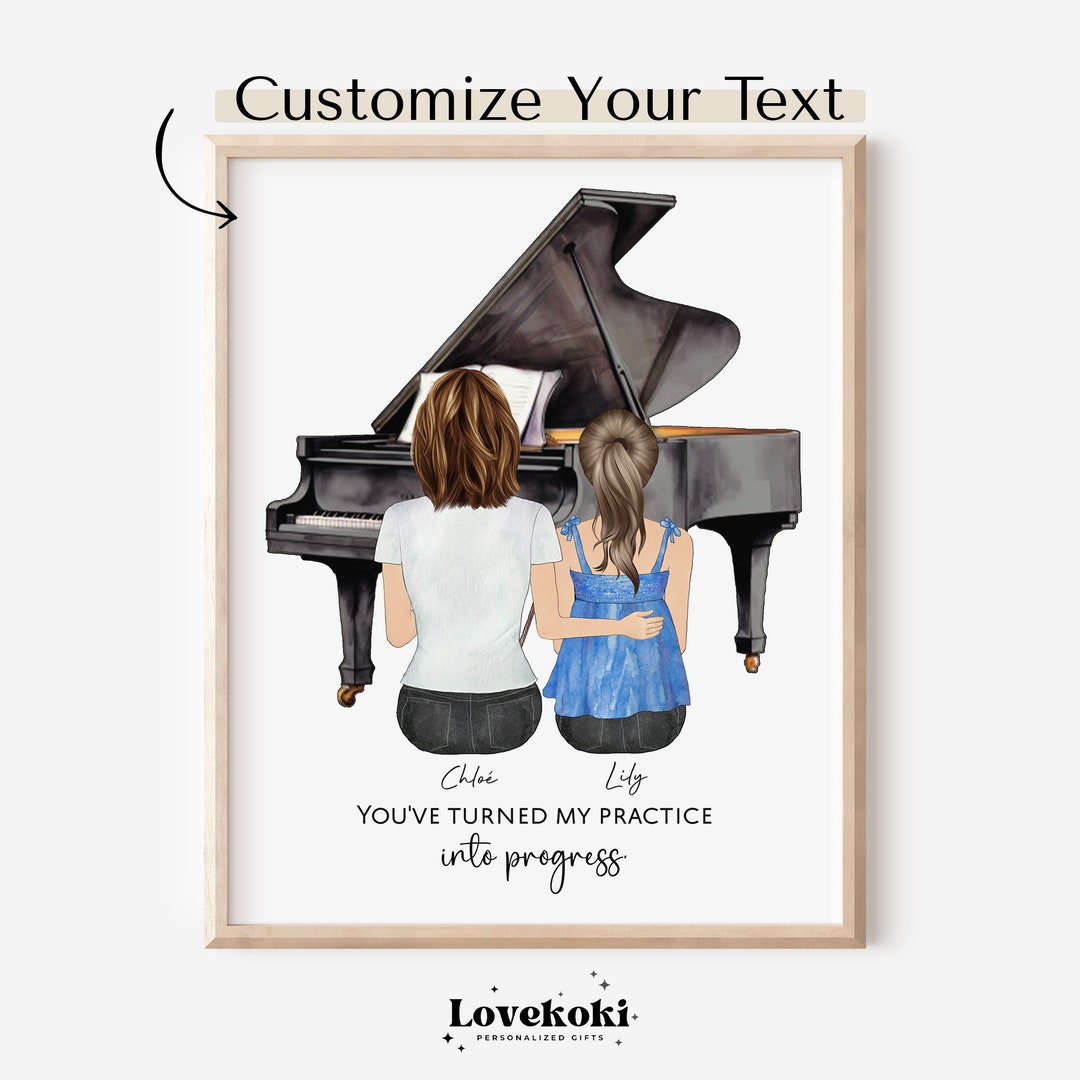 Personalized Piano Teacher Gifts, Teacher Appreciation Gifts,custom ...