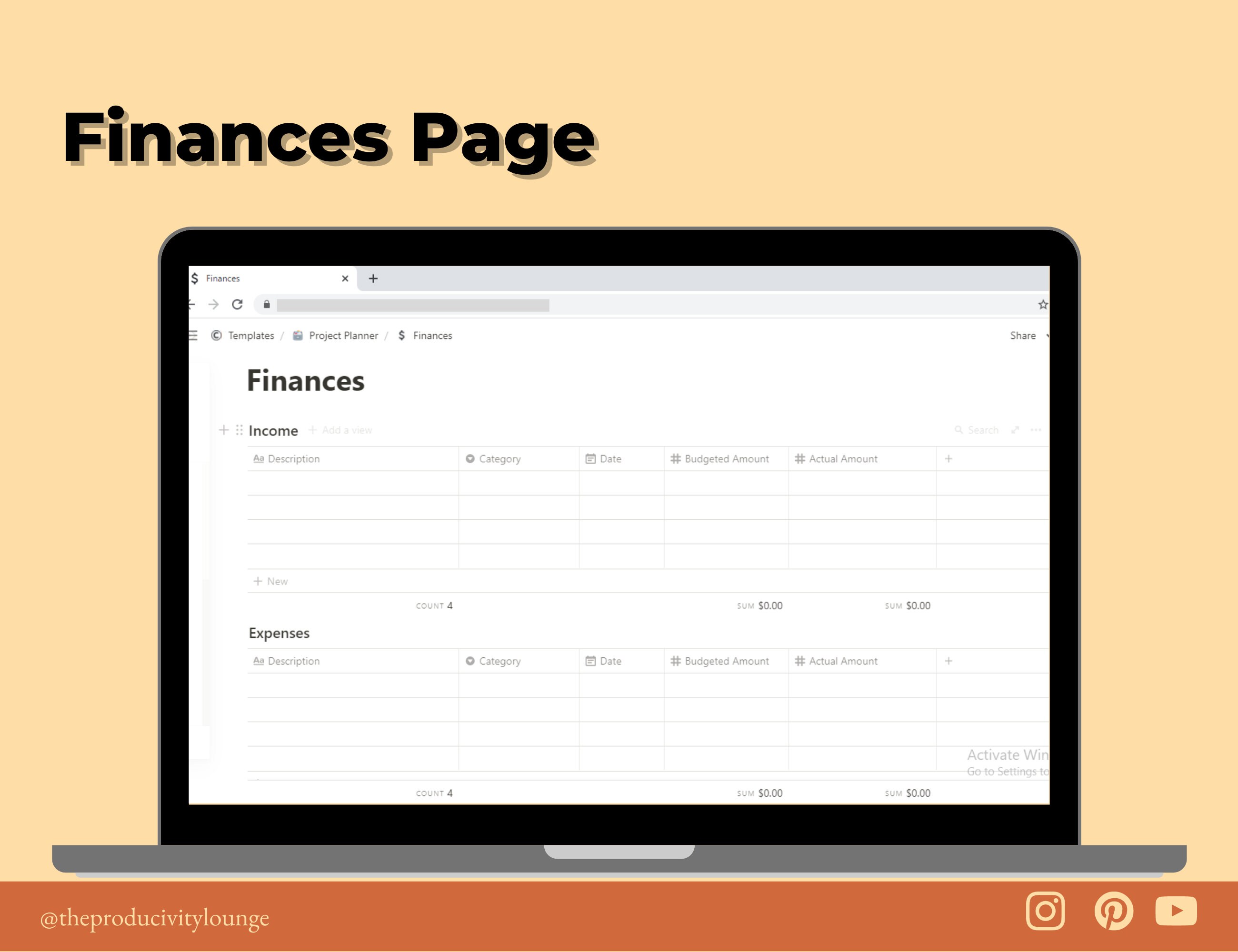 Notion Template Project Planner Project Management | Etsy
