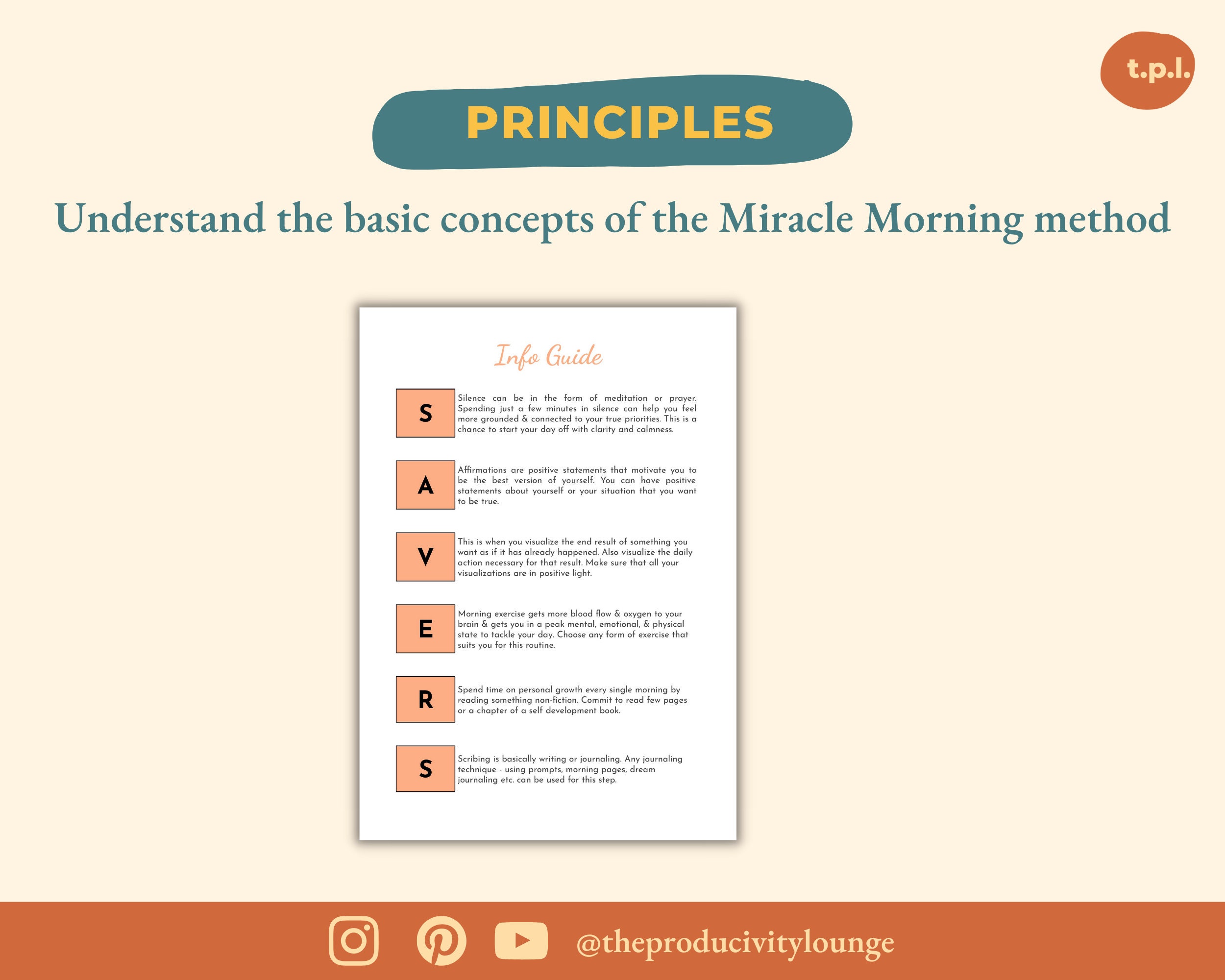 Miracle Morning Routine Planner - Miracle Morning Tracker, Life SAVERS ...