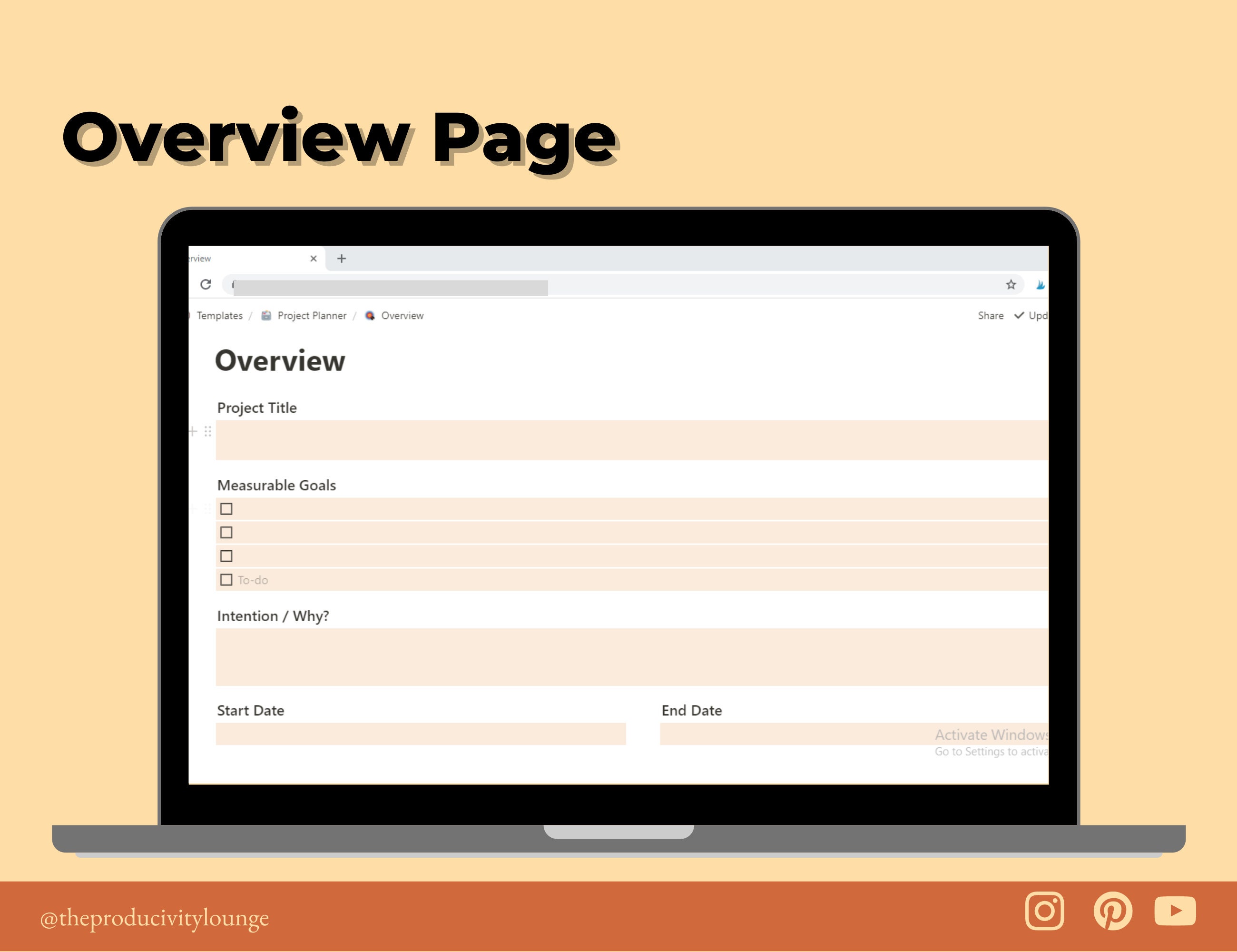 Notion Template Project Planner Project Management | Etsy