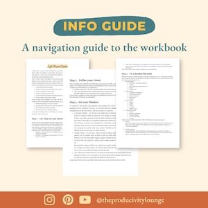 Life Reset Journal - Dream Life Printable Planner, Refresh Your Life ...