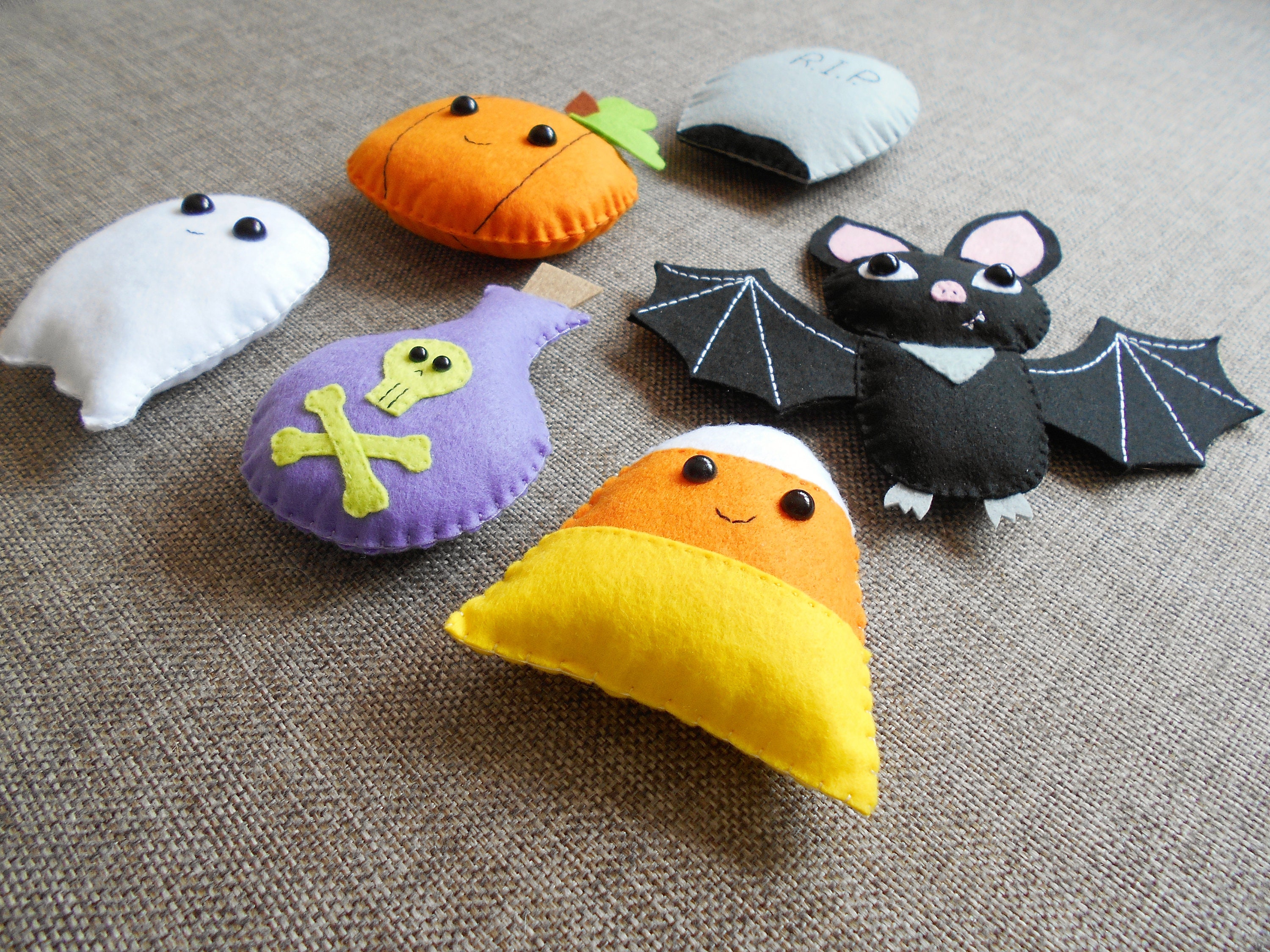 PDF felt pattern halloween PDF pattern halloween PDF halloween | Etsy