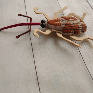 Felt Weevil Realistic Toy Felted Weevil - Young Naturalist Gift Figure ...