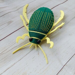 Realistic Great Diving Beetle Felted Great Diving Bug Water Bug From ...