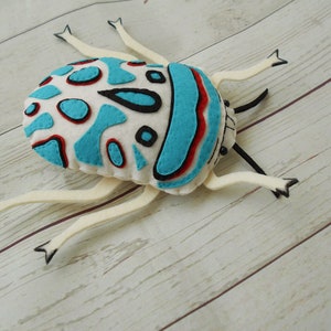 Realistic Shield Picasso Bug From Felt Insects Figure Felted Stinkbug ...