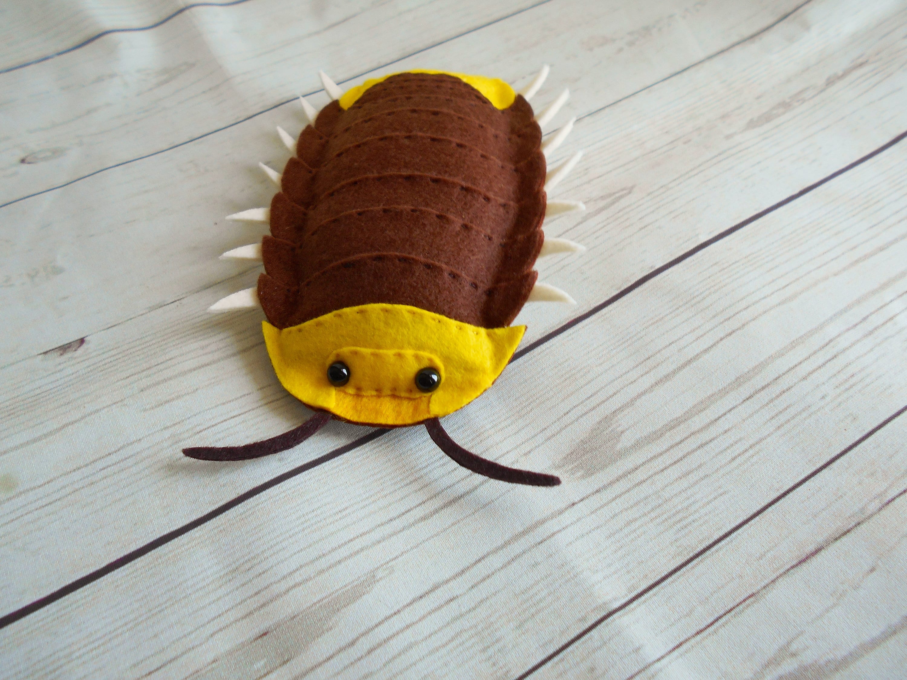 Rubber Ducky Isopod From Felt Realistic Roly Poly Duck Felted Isopod ...