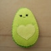 PDF Felt Pattern Plush Avocado Felt Avocado PDF Sewing Pattern Avocado ...