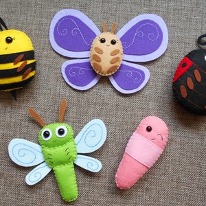 PDF Felt Pattern PDF Bugs Bug Collection PDF Pattern for Women ...