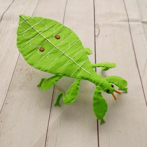 Felted Phylliidae - Leaf Bug Realistic Figure, Felt Phylliidae Figure ...