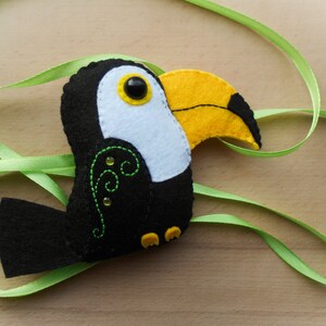 PDF Felt Pattern Toucan Toy PDF Pattern Toucan Tropical Bird Kids Toy ...